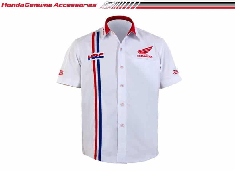 HRC Shirt White - Merchendise Resmi Kaos Honda