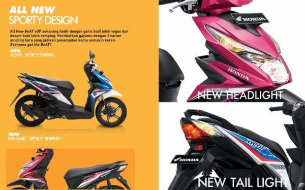 All New Honda BeAT eSP Hadir Dengan Tampilan Baru