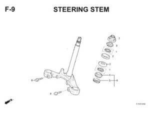 Stem Comp STRG Assy Honda New CB150R Streetfire (5320AK15920)