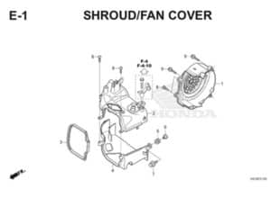 Cover Comp Fan Honda BeAT POP eSP, Scoopy eSP & Vario 110 eSP