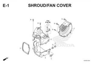 Cover Comp Fan Honda BeAT POP eSP, Scoopy eSP & Vario 110 eSP