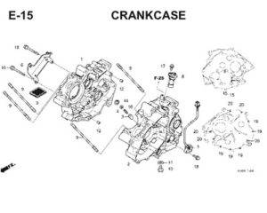 Crankcase Comp Right - Sonic 150R K56 11100K56305