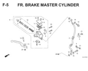 Switch FR Stop Assy (Switch Rem Depan) - Blade Karbu, BeAT POP eSP