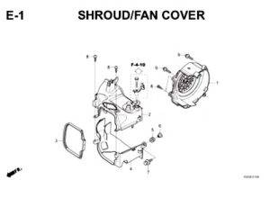 Cover Comp Fan Honda BeAT POP eSP, Scoopy eSP & Vario 110 eSP