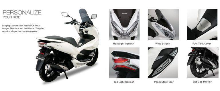 Aksesoris Resmi Honda PCX 150 | Honda Genunine Parts