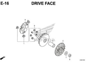 Face Drive Honda PCX 150, Vario 125 FI, Vario 150 eSP & Vario 125 eSP