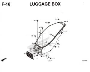 Jual Box Luggage - Honda PCX 150 K97 (81250K97T00)