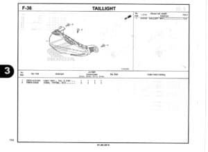 F36 - Taillight - Katalog Honda New CB150R StreetFire K15M - Harga ...