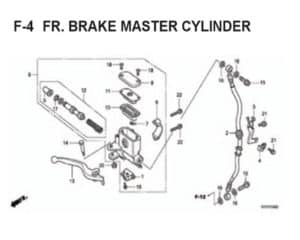Cap,Master Cylinder - BeAT K1A, Scoopy eSP K93, Vario 125 eSP K60 ...