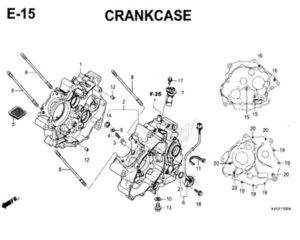 Crankcase Comp Right - Sonic 150R K56 11100K56305