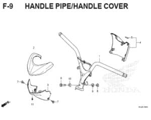 Pipe Comp,Handle - Honda Genio | Honda Cengkareng