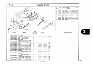F14 - Floor Step - Katalog Honda Scoopy K93H - Harga Kredit Motor Honda ...