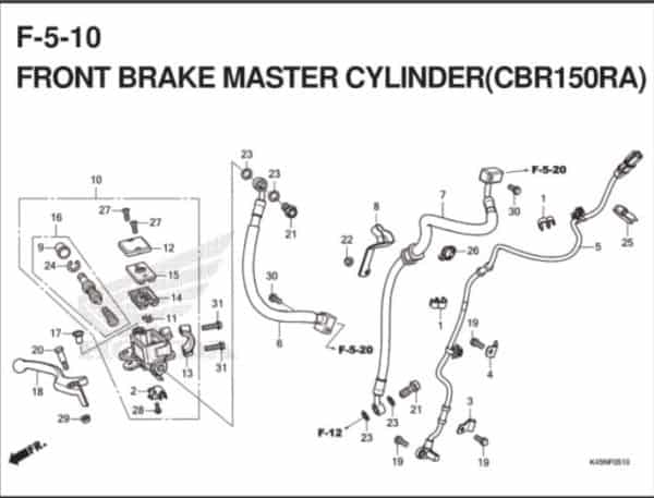 Cylinder Set Master - PCX 125 CBU, PCX 150, CBR 150R, CRF 250 Rally