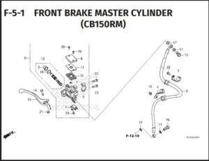 Cylinder Set Master - PCX 125 CBU, PCX 150, CBR 150R, CRF 250 Rally