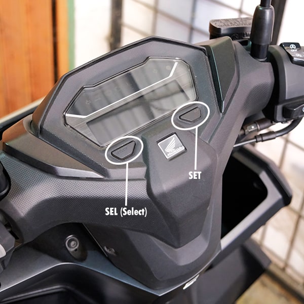 Memahami Fungsi Tombol SEL dan SET pada Motor Honda
