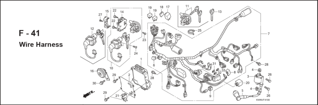 Key Blank - BeAT eSP K81 & Scoopy eSP K93 | Honda Cengkareng