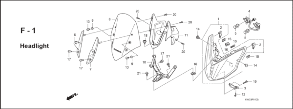 Katalog Suku Cadang Honda CS1 - Harga Kredit Motor Honda | Dealer Resmi ...