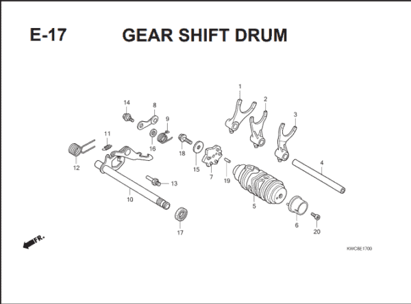 Katalog Suku Cadang Honda CS1 - Harga Kredit Motor Honda | Dealer Resmi ...