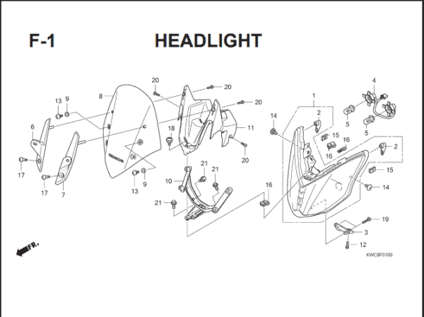 Katalog Suku Cadang Honda CS1 - Harga Kredit Motor Honda | Dealer Resmi ...