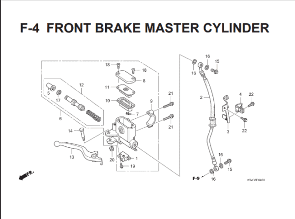 Cylinder Set Master - PCX 125 CBU, PCX 150, CBR 150R, CRF 250 Rally