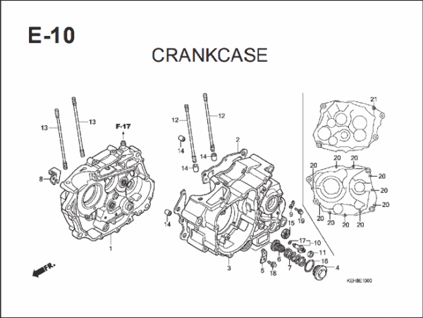 Katalog Suku Cadang Honda Mega Pro KEH - Harga Kredit Motor Honda ...