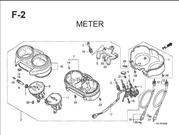 Katalog Suku Cadang Honda Mega Pro KEH - Harga Kredit Motor Honda ...