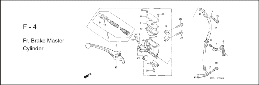 Cap,Master Cylinder - BeAT K1A, Scoopy eSP K93, Vario 125 eSP K60 ...