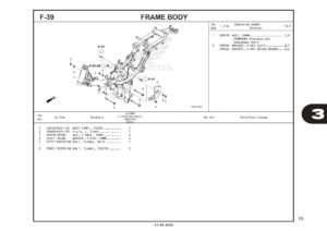 F-39 Frame Body - Katalog Suku Cadang Honda CT 125 Hunter Cub - Harga ...