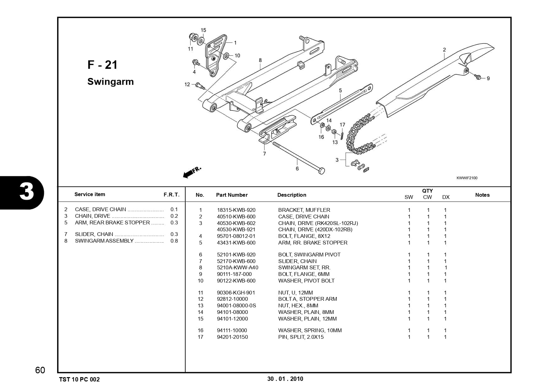 F-21 Swingarm - Katalog Honda Revo Absolute 110 Carbu - Harga Kredit ...