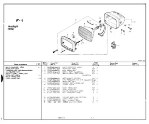 F-1 Headlight - Katalog Suku Cadang Honda WIN GF6 - Harga Kredit Motor ...