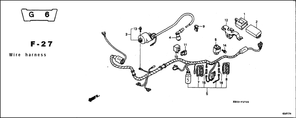 CDI Unit Untuk Honda GL Max 30410KEH900 30410KEH900
