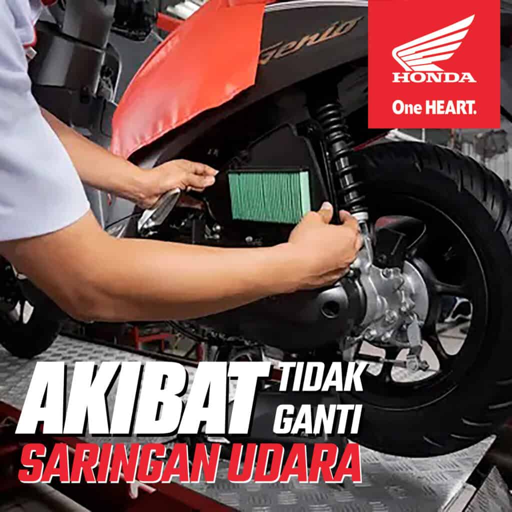 Akibat Tidak Pernah Mengganti Filter Udara Sepeda Motor