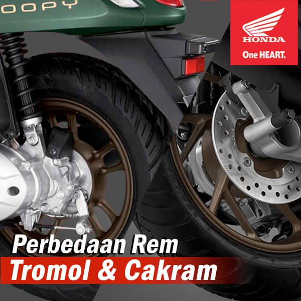 Perbedaan Rem Tromol dan Cakram pada Sepeda Motor