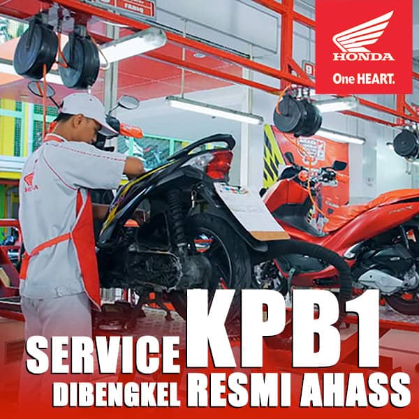 Pemeriksaan pada Service KPB1 di Bengkel Resmi Ahass