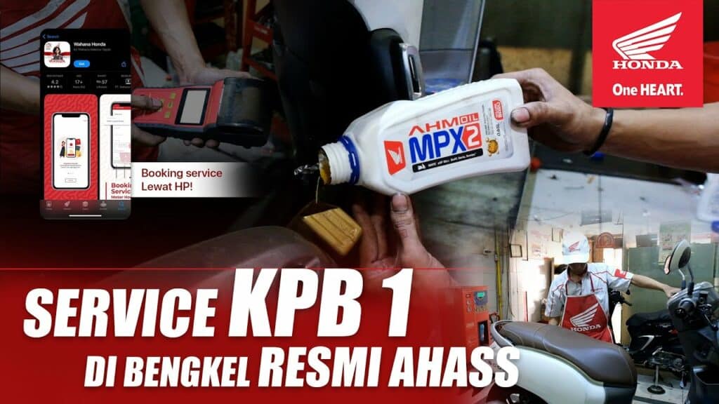 Pemeriksaan pada Service KPB1 di Bengkel Resmi Ahass