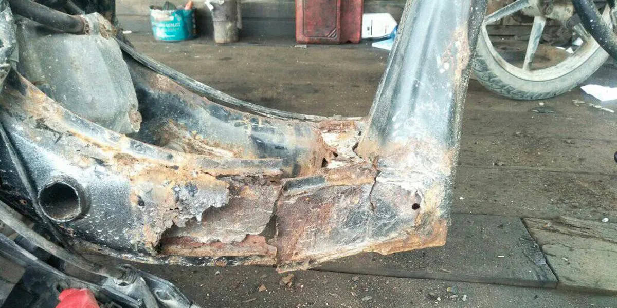 Penyebab Korosi atau Karatan pada Kerangka Sepeda Motor