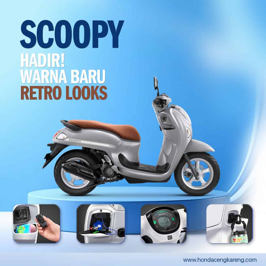 NEW Honda Scoopy 2025 Si Retro yang Kekinian!